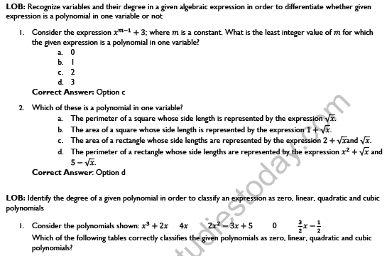 CBSE Class 9 Mathematics Polynomials Worksheet Set D